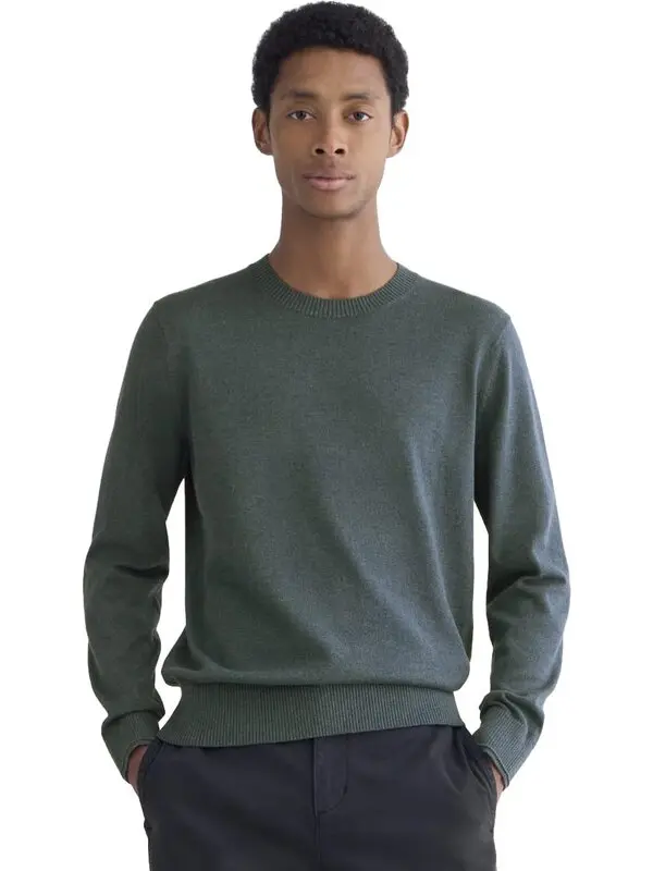 Everlane No-sweat Sweater - Uniform | Heather Midnight Navy